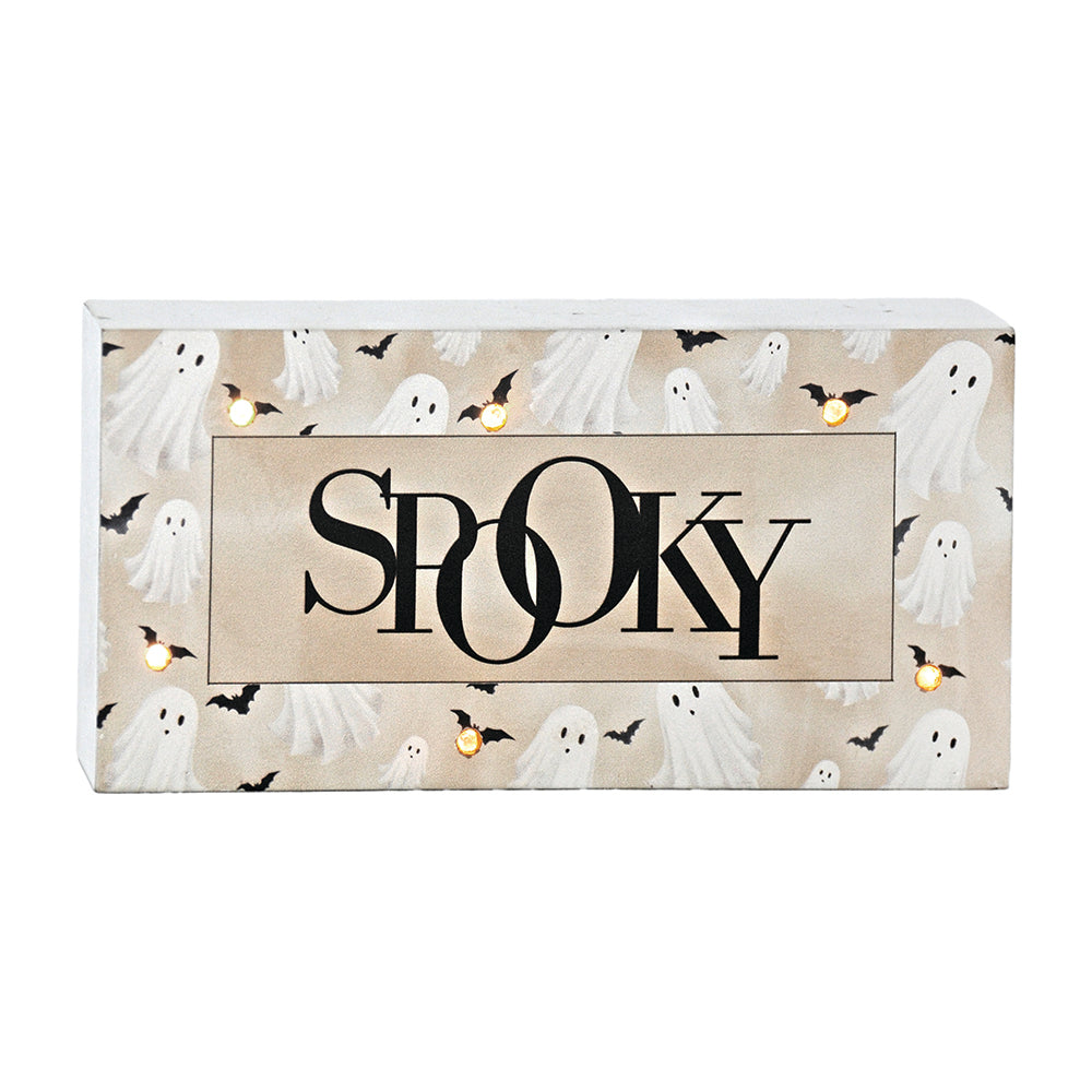 Lighted Spooky Block – The Urban Outcross